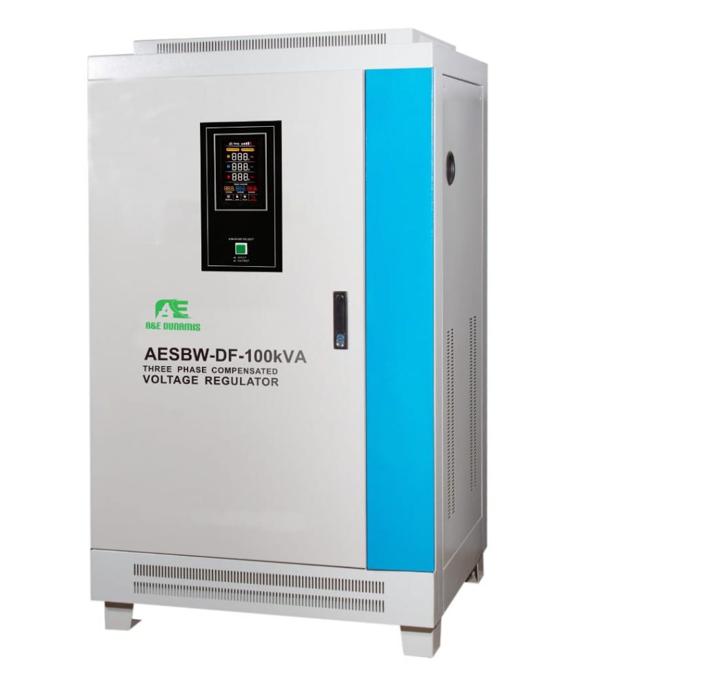 A & E 100KVA 3-phase Servo Voltage Stabilizer - DC Powertech